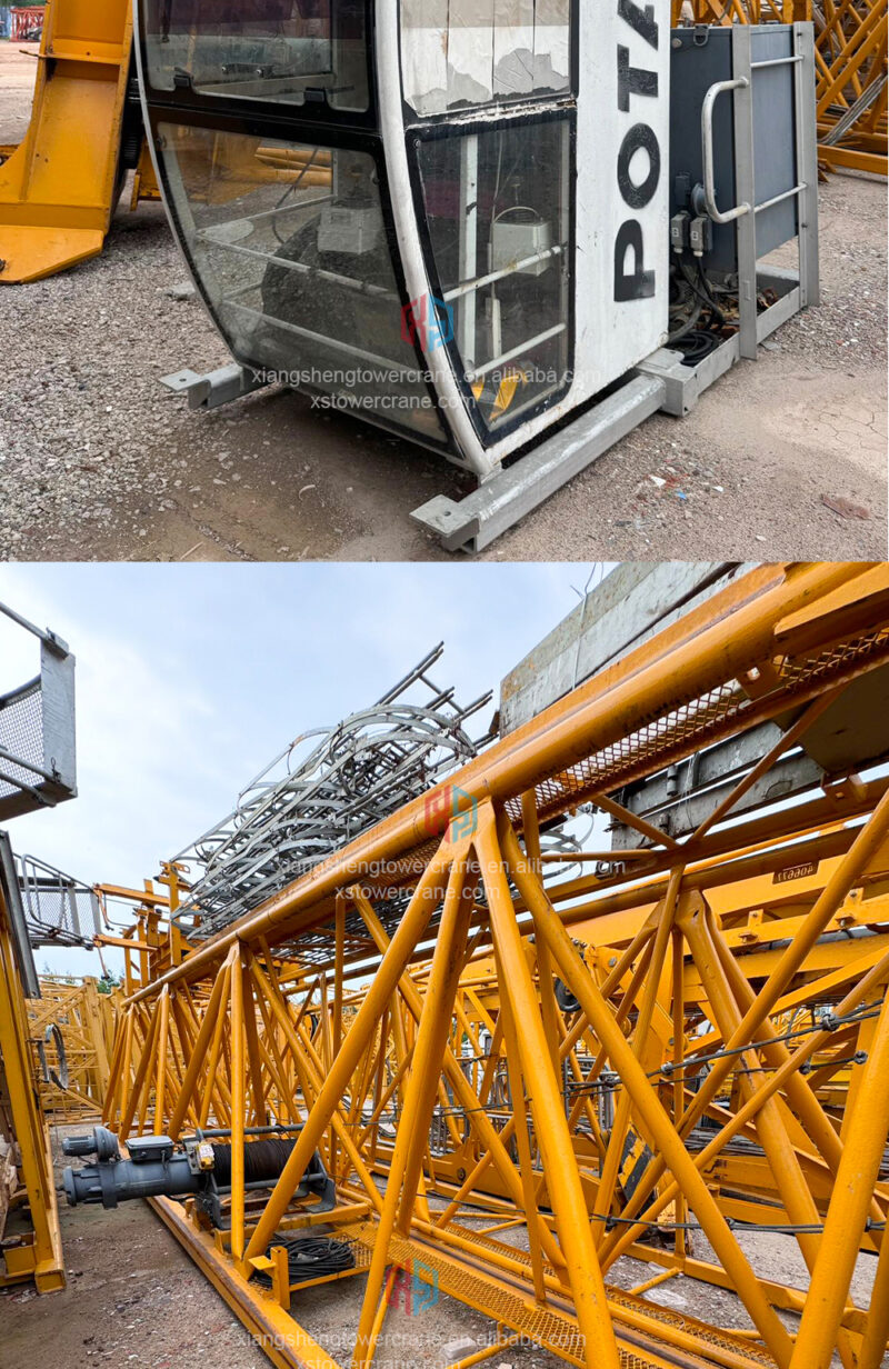 Used Potain MCT200 Tower Crane (2015) - 60m Height